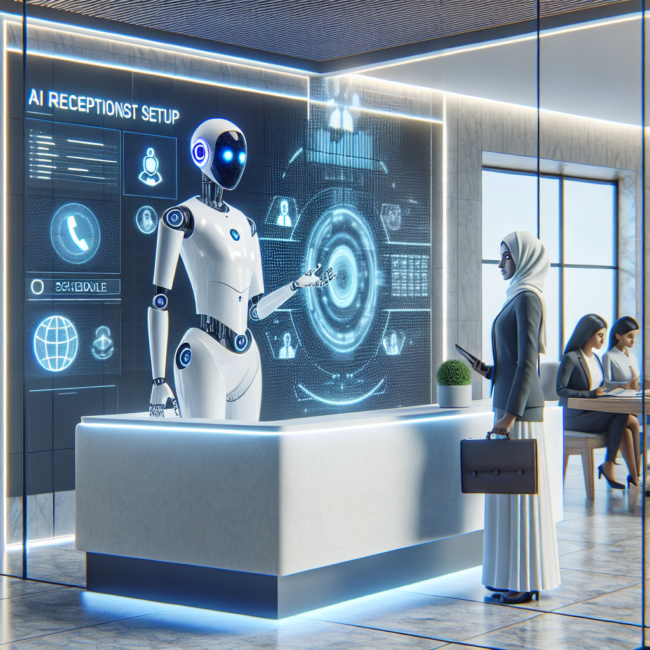 AI receptionist setup - Callin