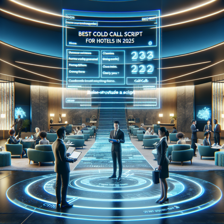 Best cold call script for hotels in 2025 - Callin