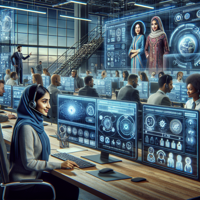 Busy call center gif in 2025 - Callin