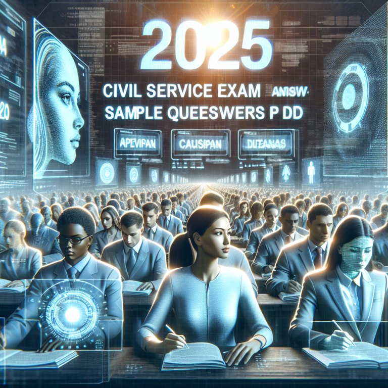 Civil service exam sample questions with answers pdf in 2025 - Callin