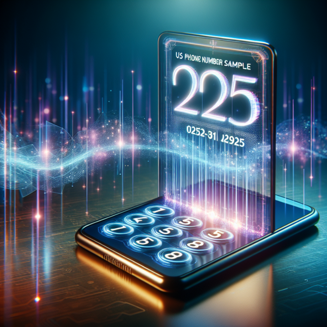 Us Phone Number Sample in 2025 - Callin